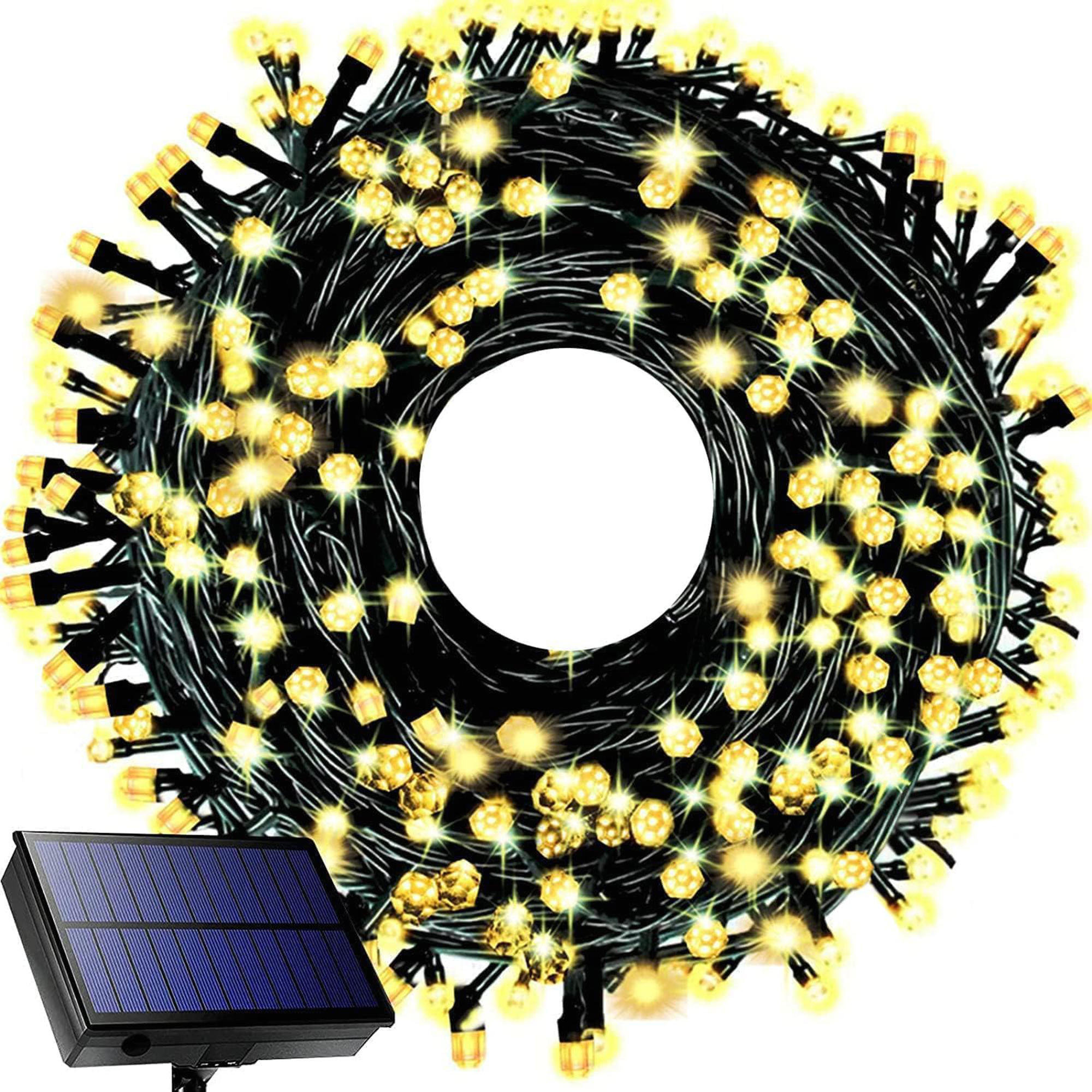 Ophelia & Co. Solar Christmas Lights Outdoor - 300 LED 8 Modes ...
