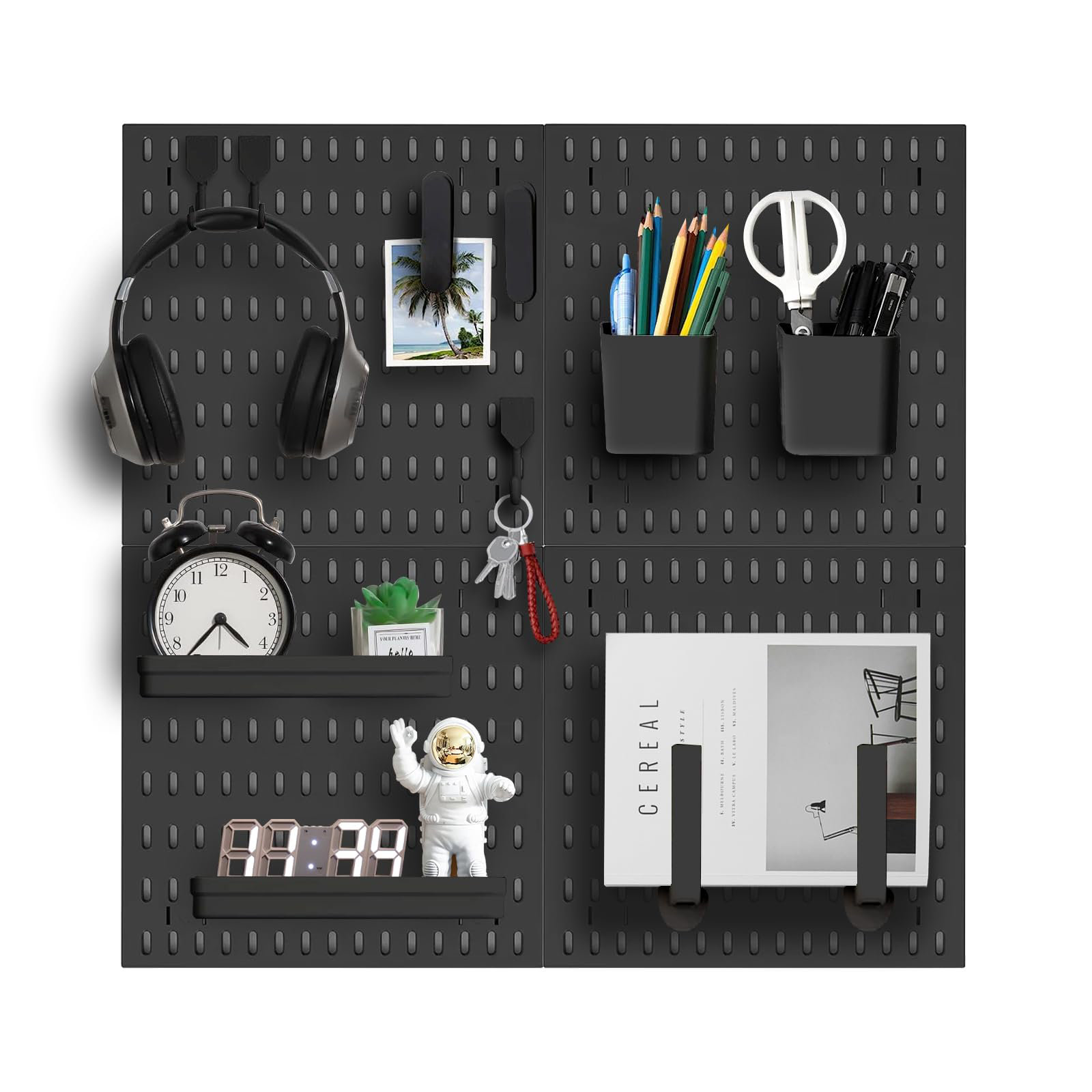 Latitude Run® Revamp Your Space With A Versatile Pegboard Kit ...