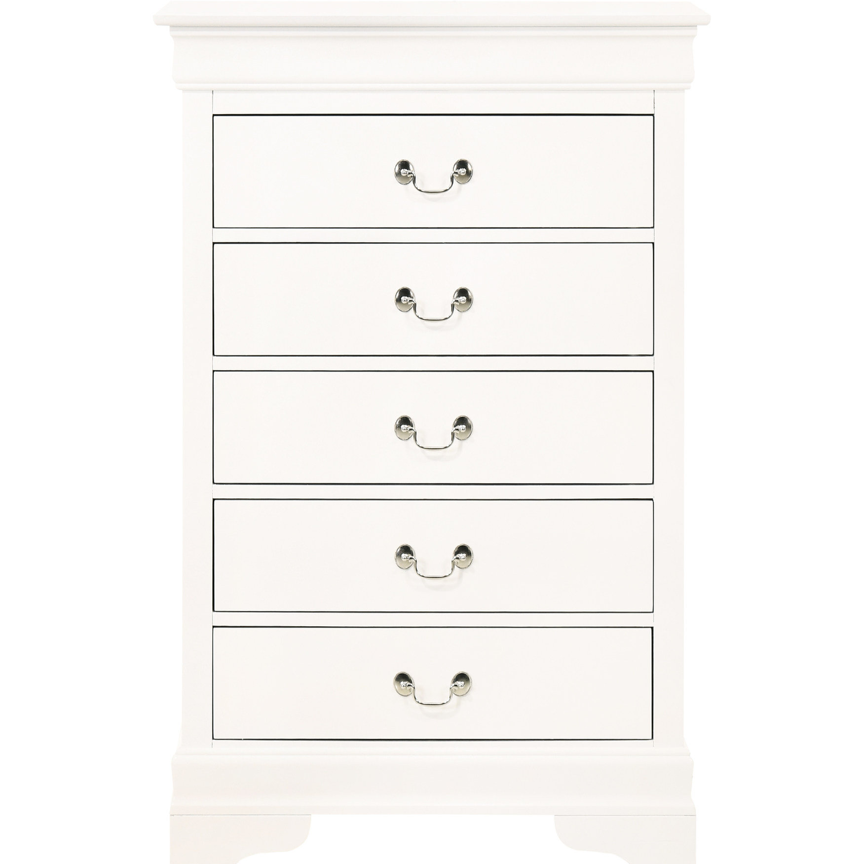 Darby Home Co White Bedroom Storage Chest In Traditional Style - G02190 ...