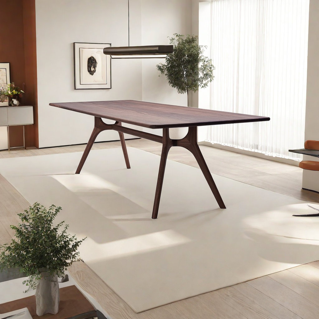 Corrigan Studio Nordic Solid Oak Dining/Work Table - Wayfair Canada