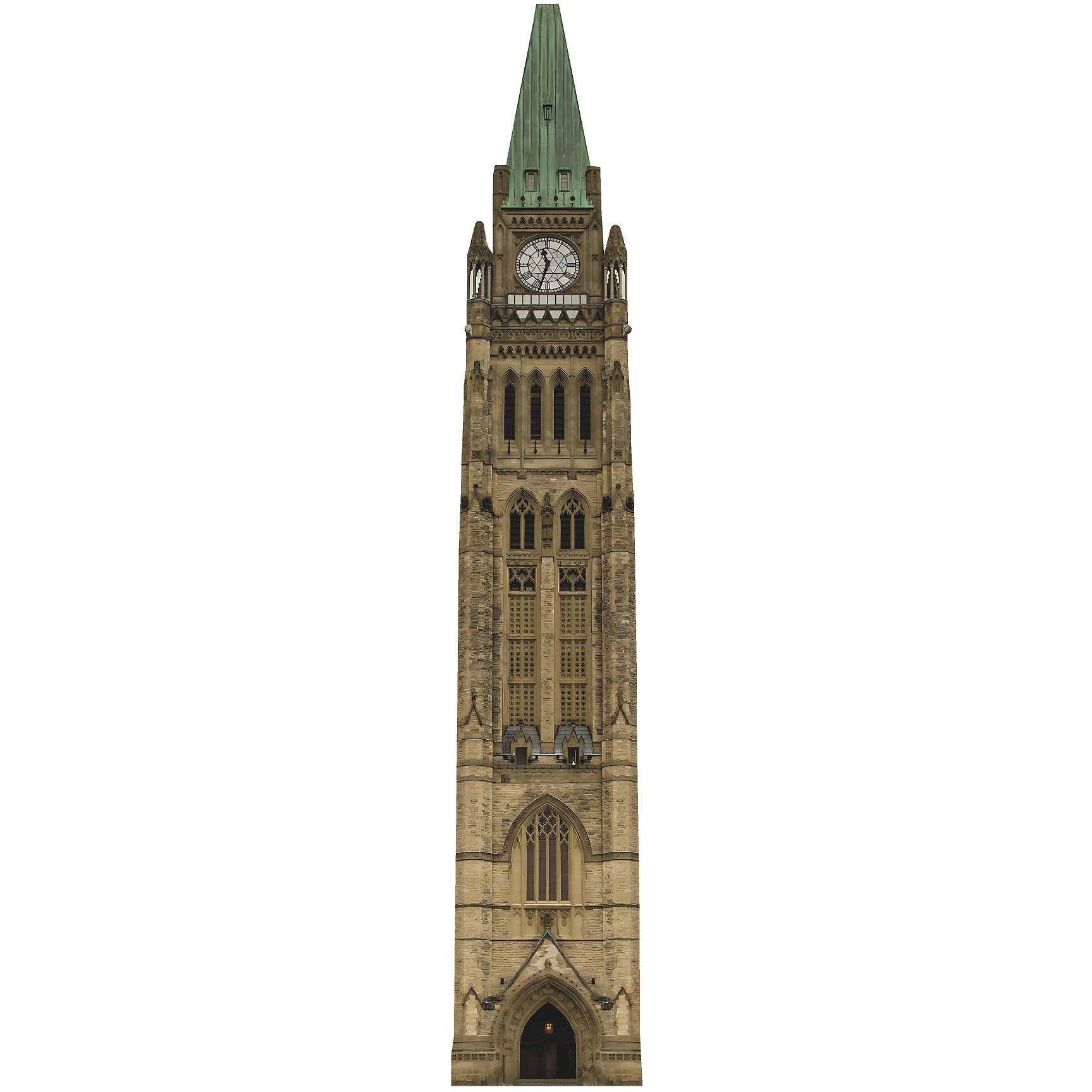 Wet Paint Printing Peace Clock Tower Ottawa Ontario Cardboard Standup ...