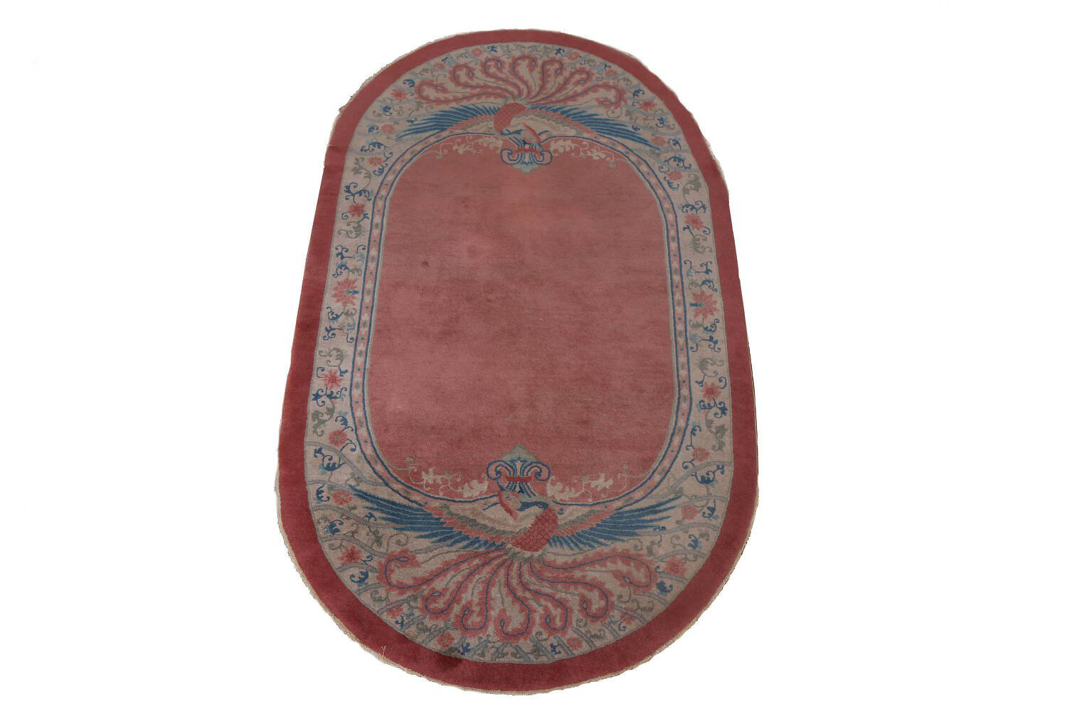 Rugsource One-of-a-Kind 5'2" X 8'9" New Age Oval Wool Area Rug in | Wayfair