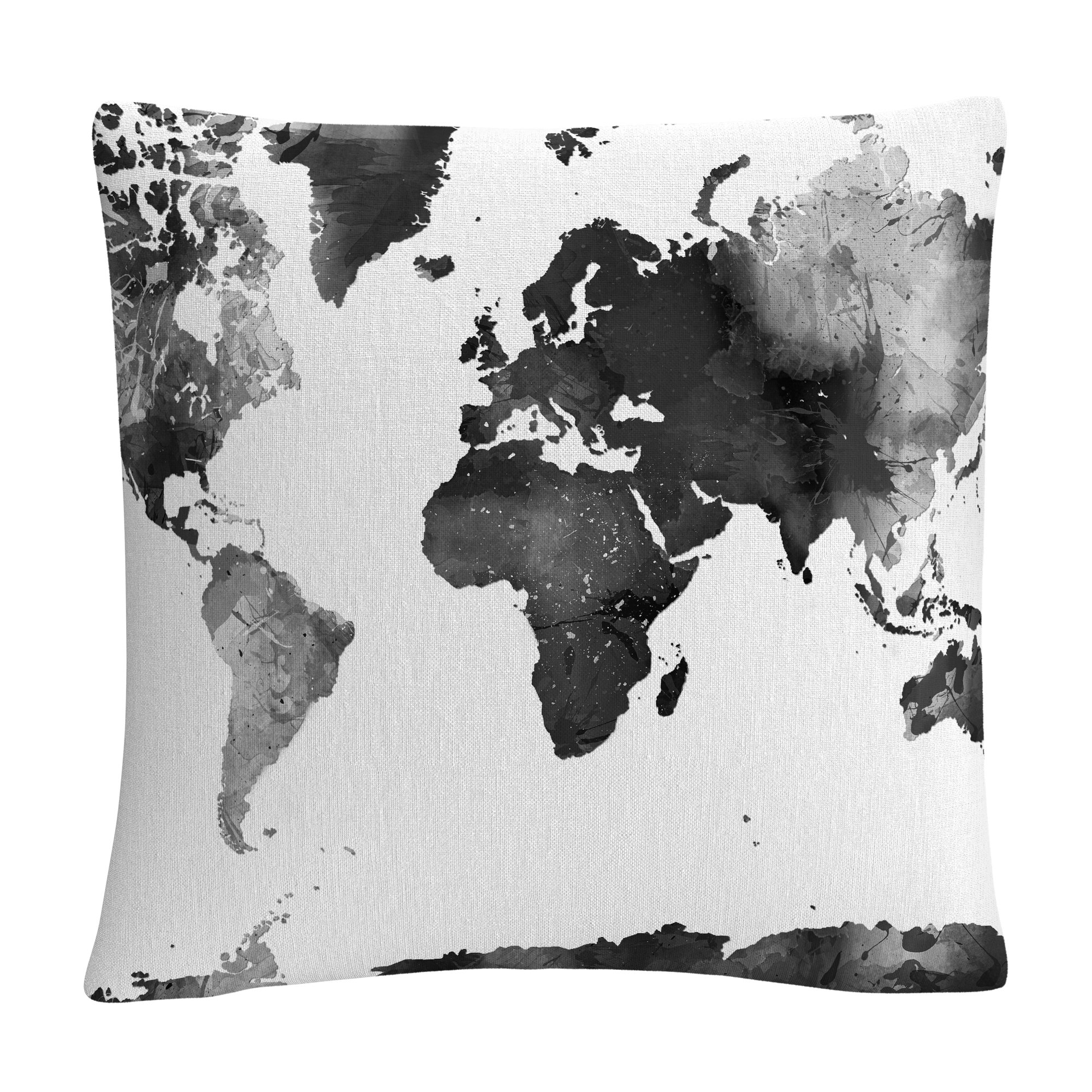Trademark Fine Art Marlene Watson ''World Map BG-1'' 16 X 16 Decorative ...