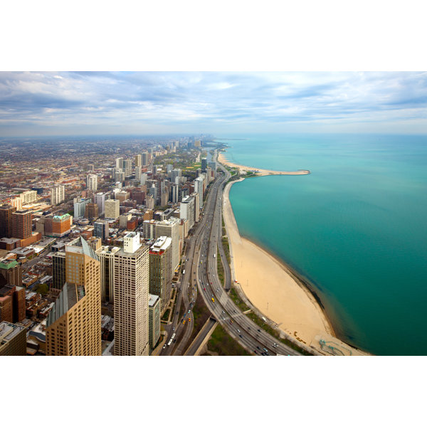 17 Stories North Chicago And Lake Michigan - Print | Wayfair.co.uk