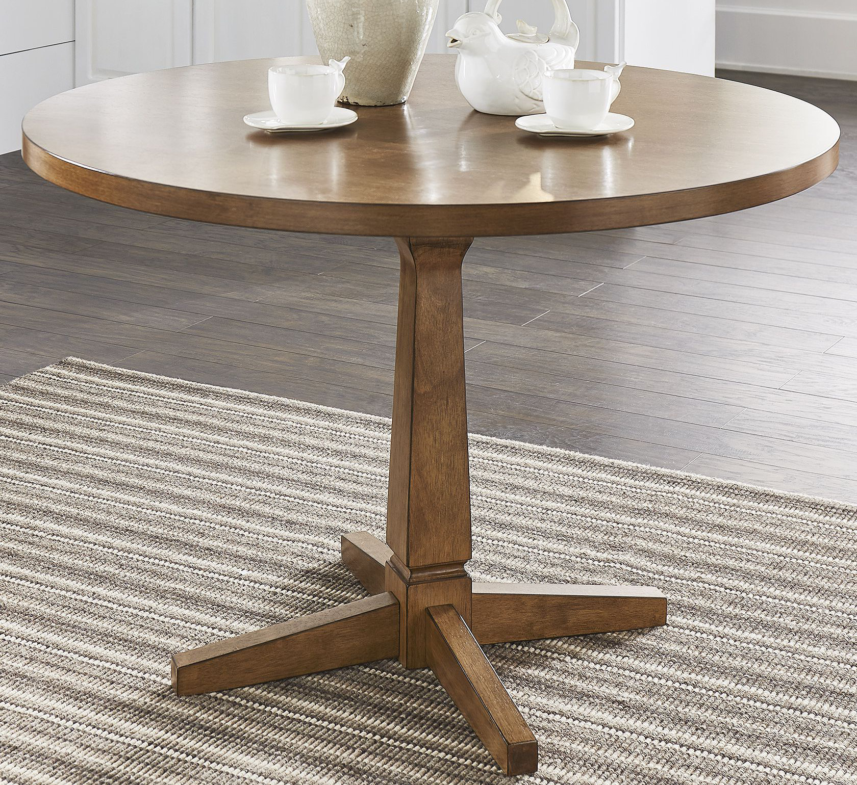 Three Posts Fortville Pedestal Dining Table & Reviews - Wayfair Canada