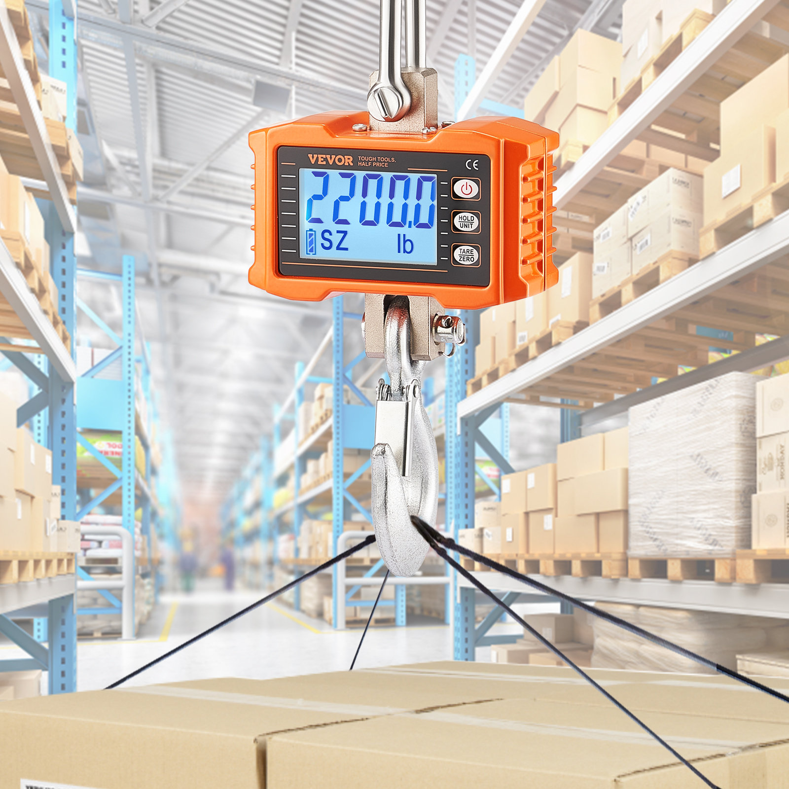 Stellweilan Tessberg Digital Crane Scale Industrial Hanging Scale 2200 ...