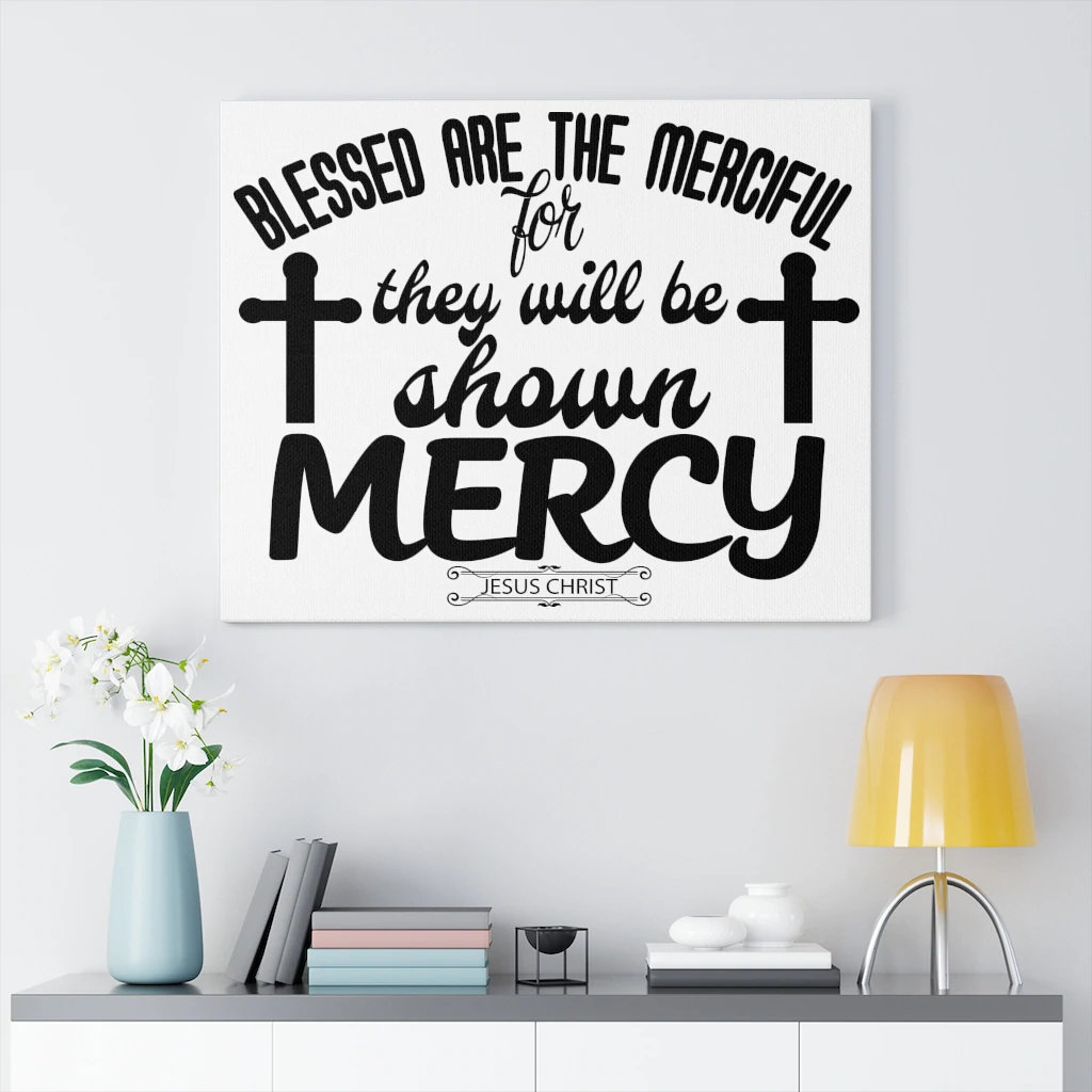 Express Your Love Gifts Merciful Christian Wall Art Print Ready to Hang ...