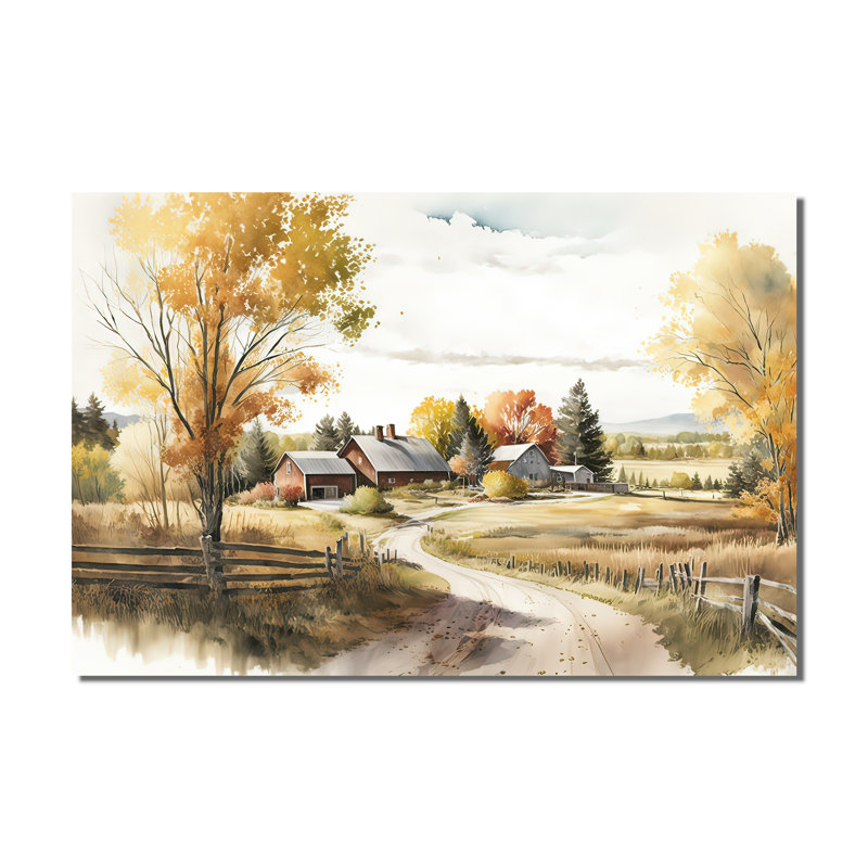 Rosalind Wheeler Beautiful Barn In Spring VIII - Farmhouse / Country ...