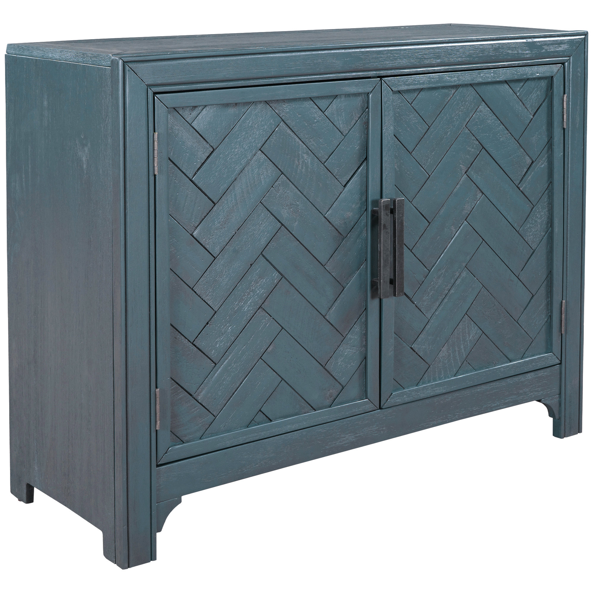 Red Barrel Studio® Wood Storage Console Table with 1 Adjustable Shelves ...