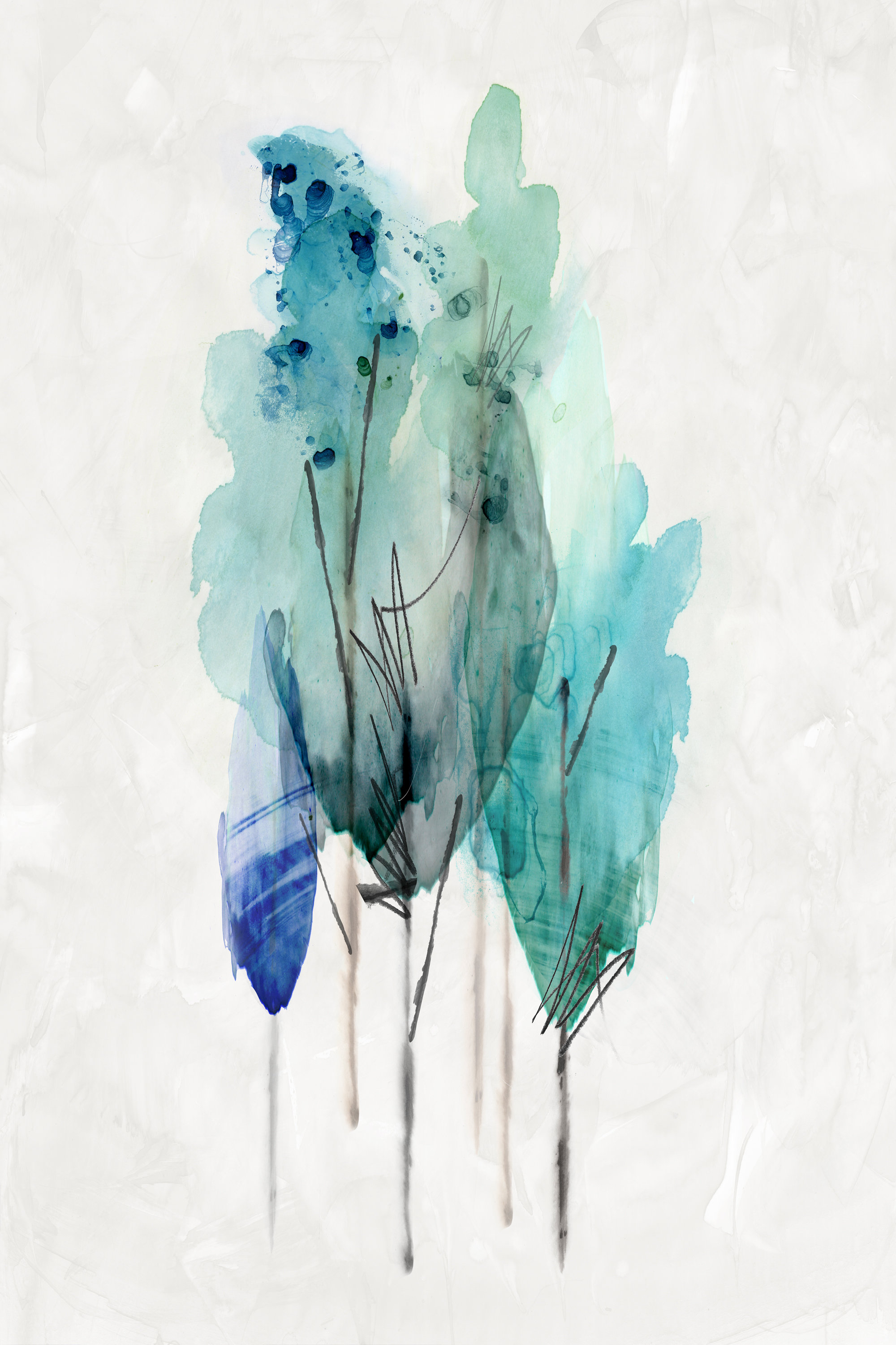 Wrought Studio™ Transparent Wood II - Wrapped Canvas Print | Wayfair