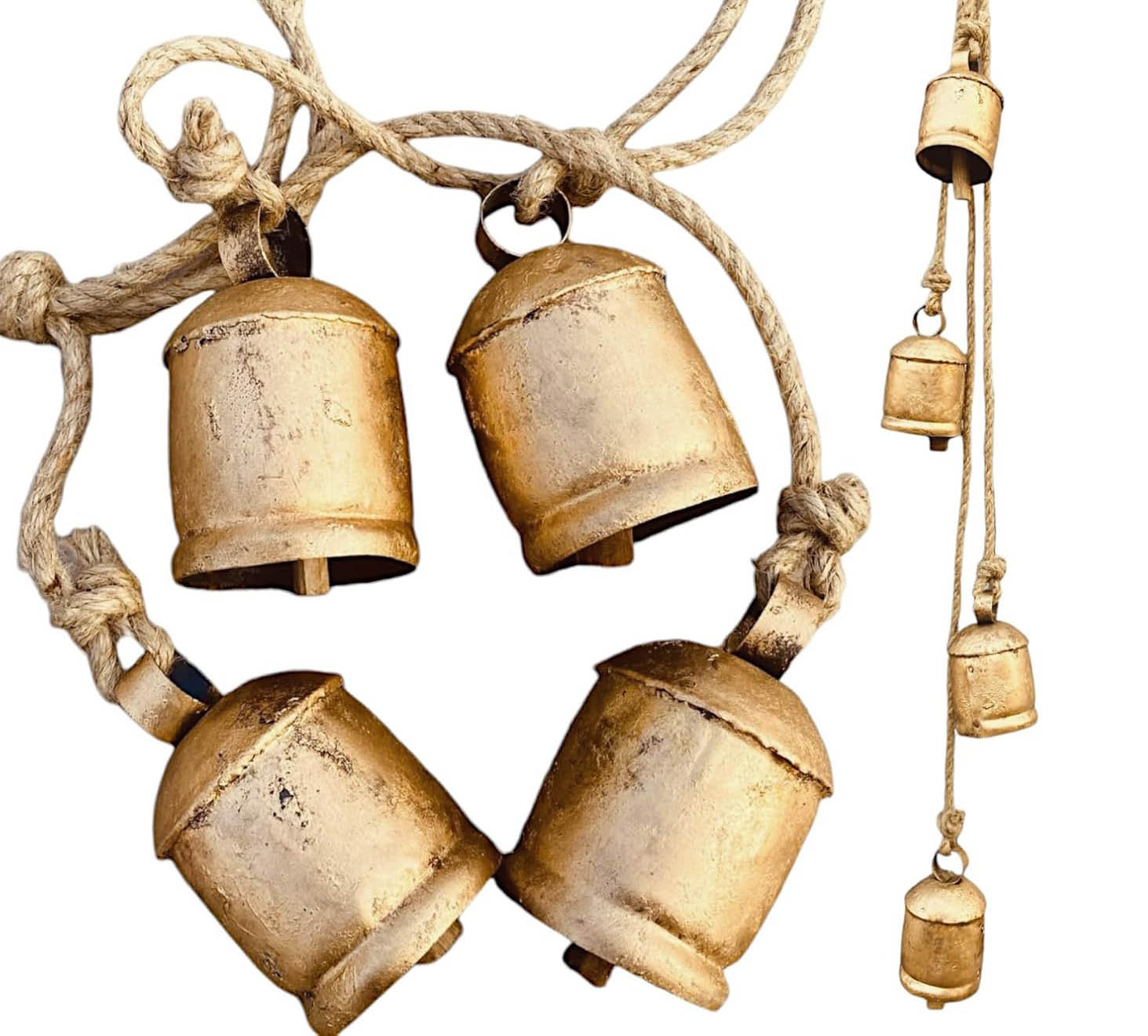 Ophelia & Co. Shabby Chic Bells Rustic Hanging Jingle Christmas Tree Decor - Wayfair Canada