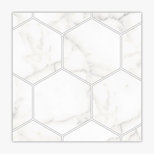 Direct Stone Source Core 12" x 12" Porcelain Honeycomb Mosaic Wall ...