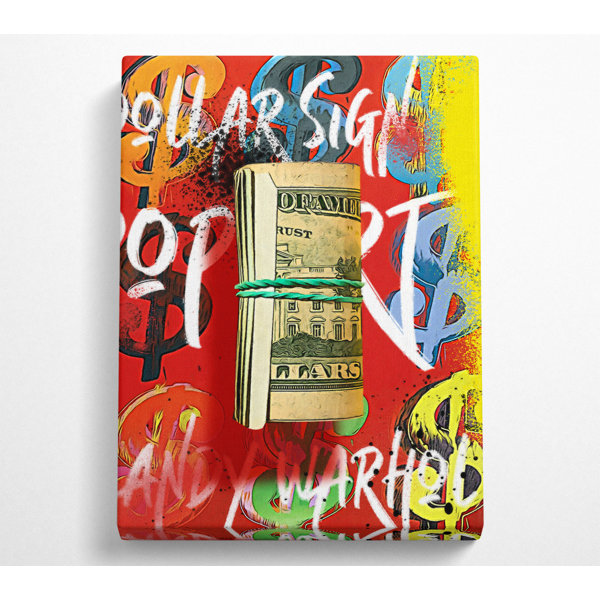 Happy Larry Andy Warhol Dollar Bill Rolled | Wayfair.co.uk