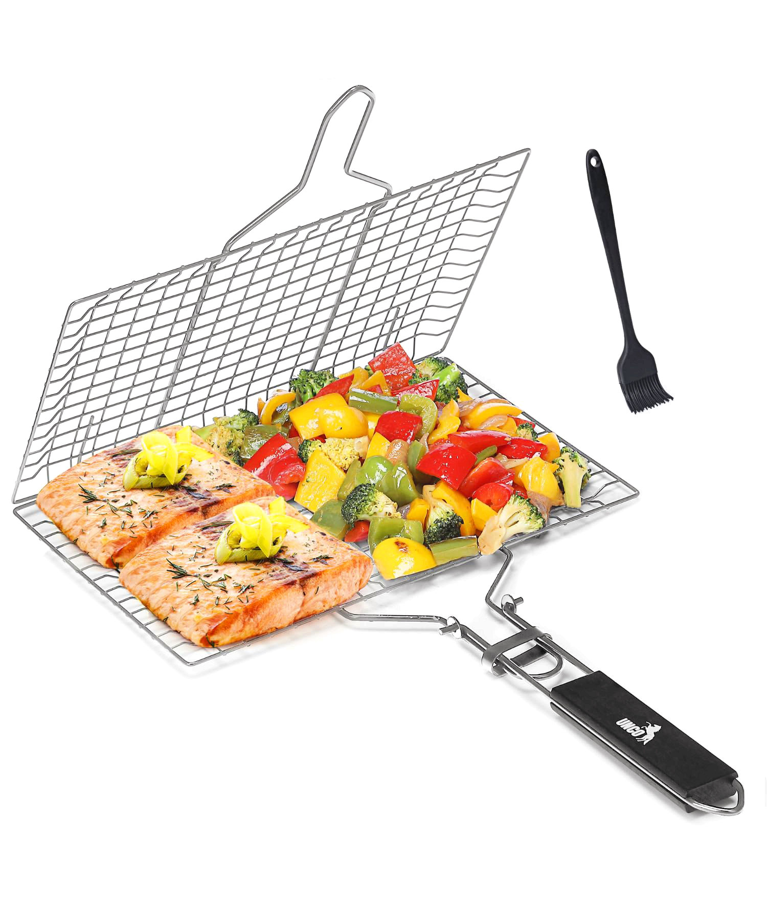 SHANRUGUOJI Grill Basket, Stainless Steel, Fish Grill Baskets For ...
