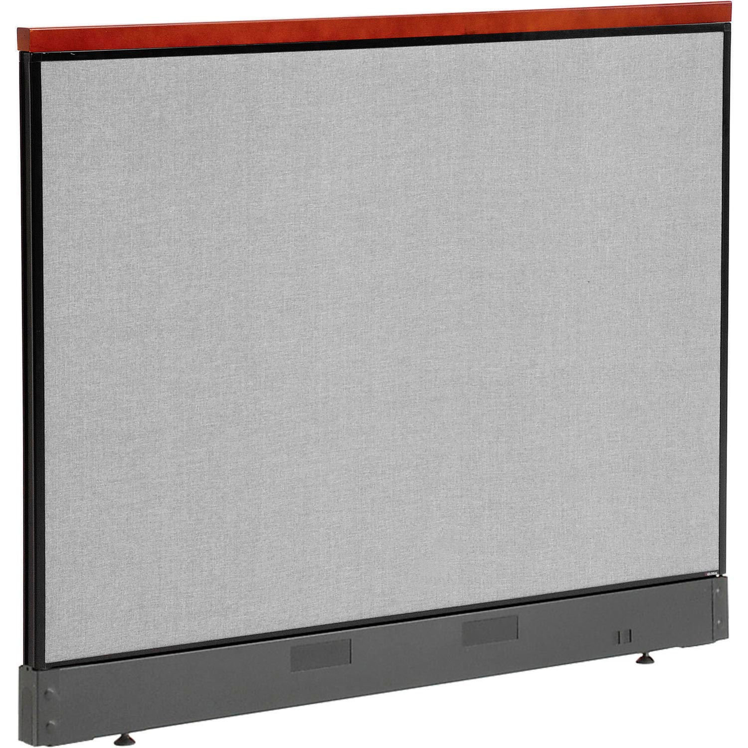 Interion Deluxe Non-Electric Blue Office Partition Panel With Raceway ...