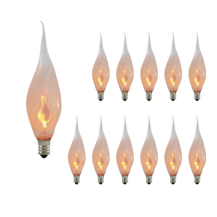 Bulbrite Industries Incandescent CA5 Candelabra Screw Base (E12) Light ...