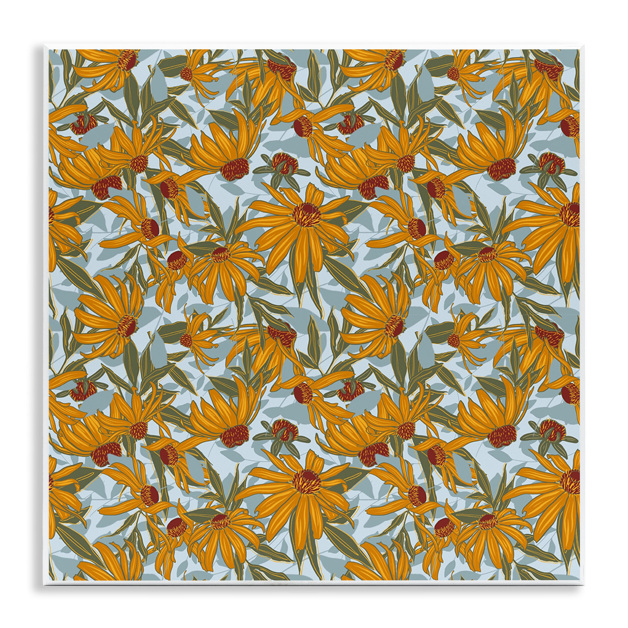Bay Isle Home™ Black Eyed Susan Pattern Wall Plaque Art by Alexandria ...