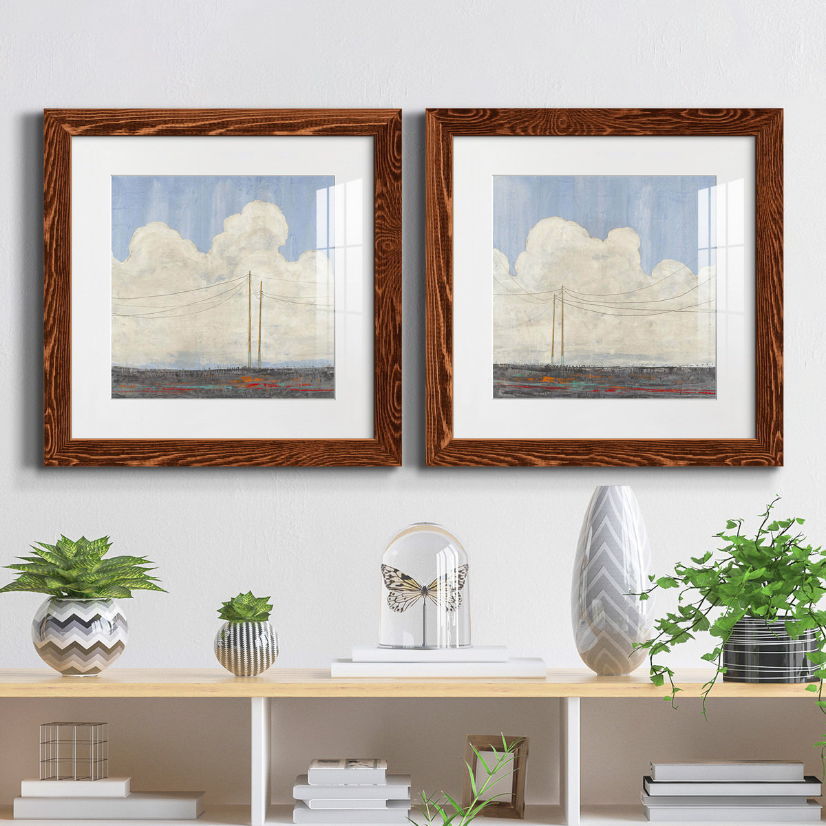 Red Barrel Studio® Perhaps Today II - 2 Piece Picture Frame Painting ...