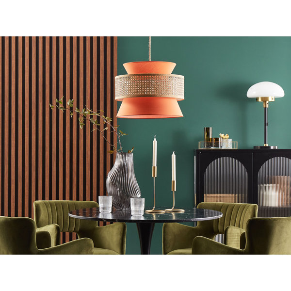 Bay Isle Home Edmon 1 - Light Light Brown Unique/Statement Pendant ...