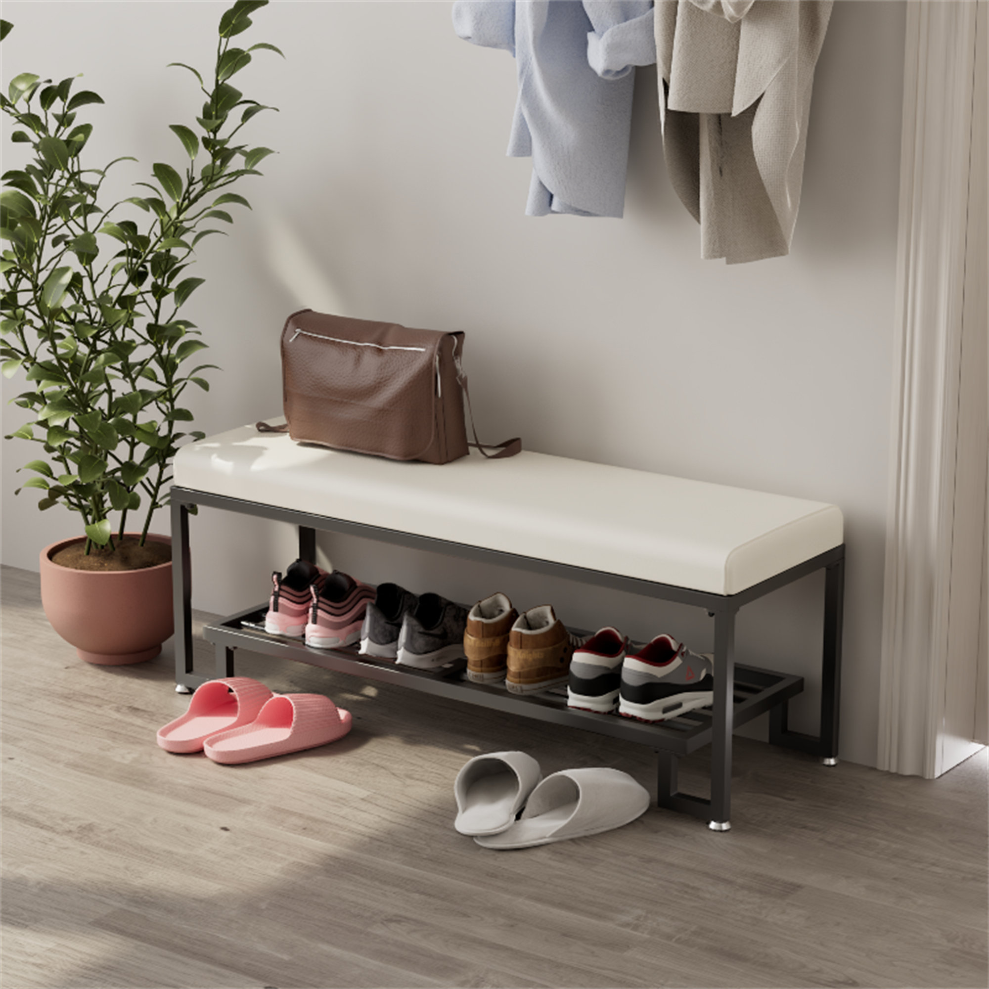 Everly Quinn Shoe Change Bench - Wayfair Canada