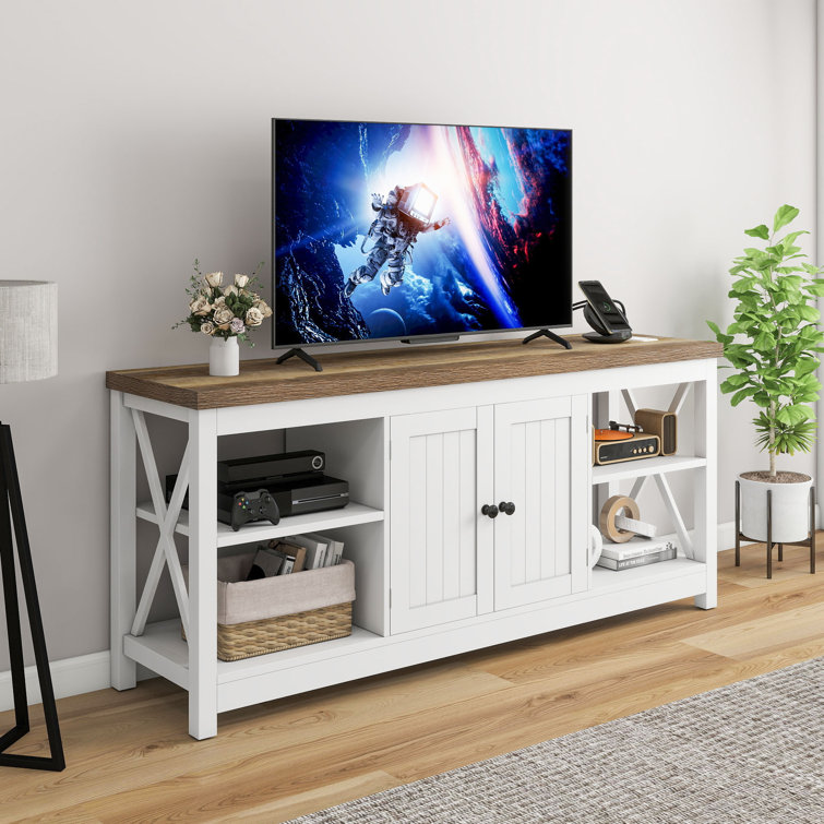 Laurel Foundry Modern Farmhouse Wolverton Farm House TV Stand for TVs ...