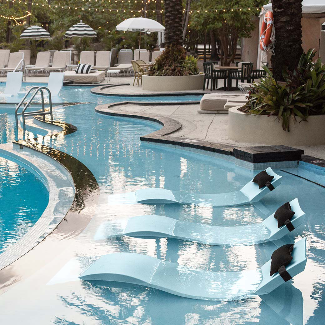 Ledge Lounger Signature In Pool Chaise Lounge (2) & Reviews | Wayfair