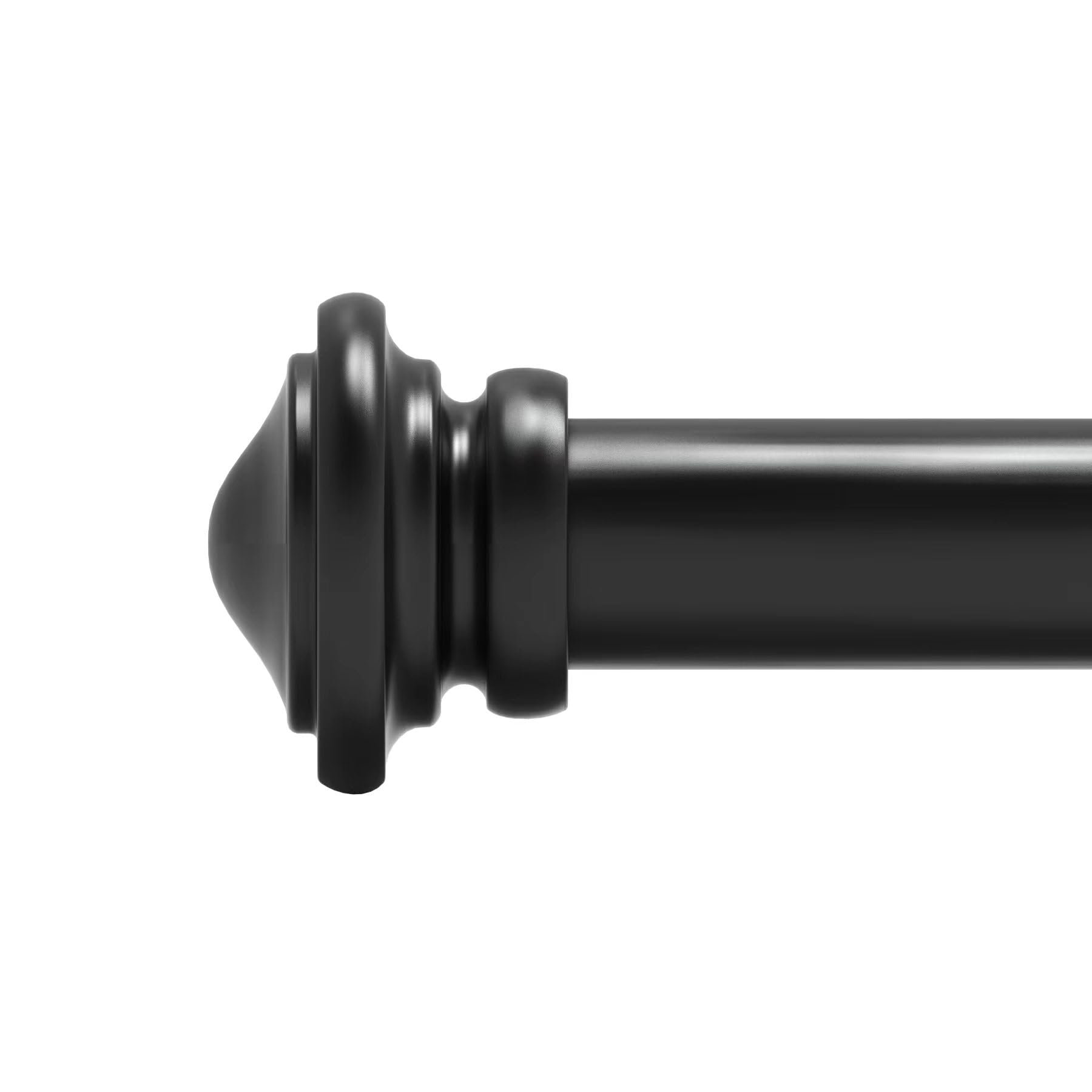 Alcott Hill® Single Window Curtain Rod, Heavy Duty 1-Inch Adjustable ...