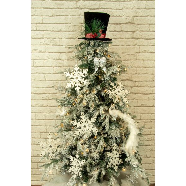 The Holiday Aisle® Black Hat Tree Topper & Reviews | Wayfair