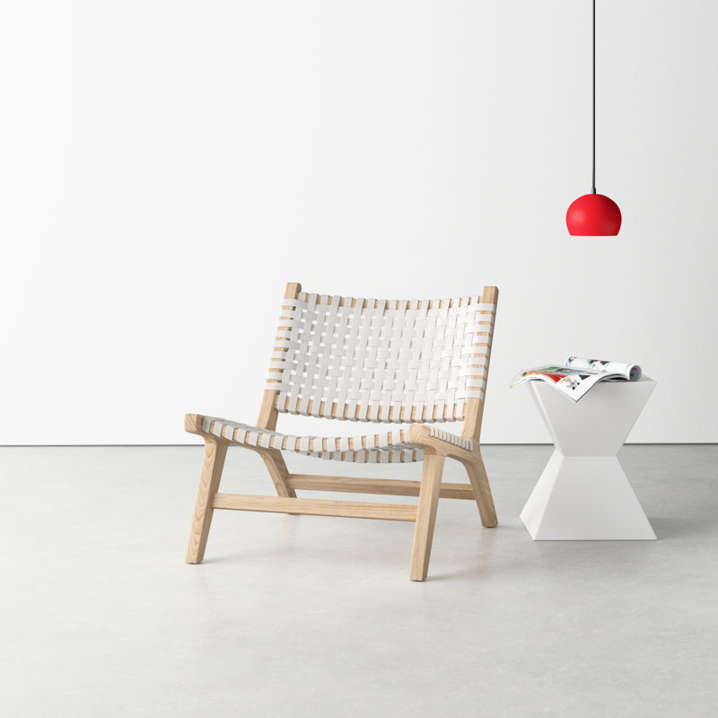 AllModern Denman Leather Side Chair & Reviews | Wayfair