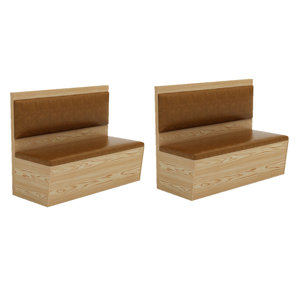 Canadian Linen Modern simple restaurant cafe benches | Wayfair