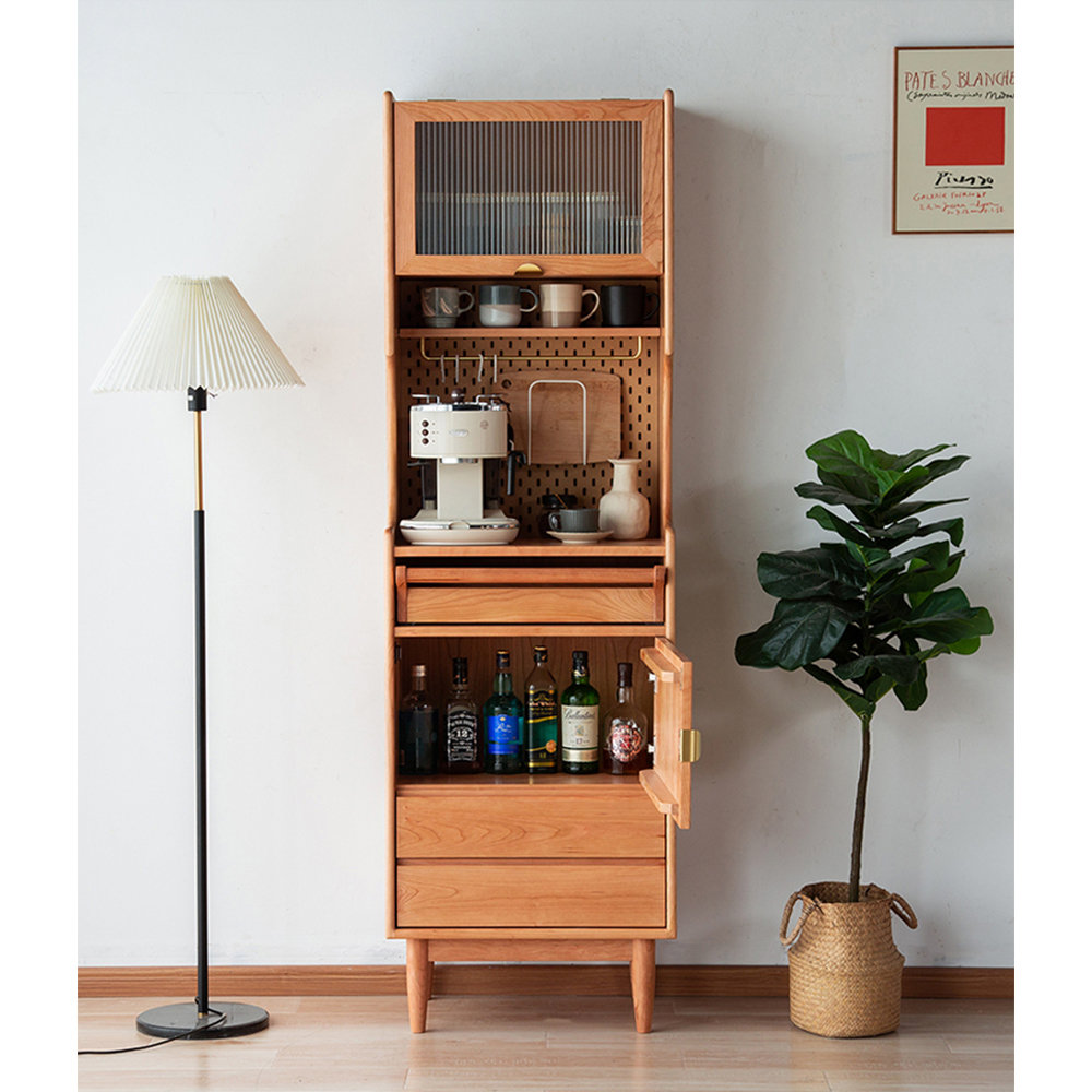 Bkoksety Minimally Designed Small-Sized Narrow Display Case | Wayfair