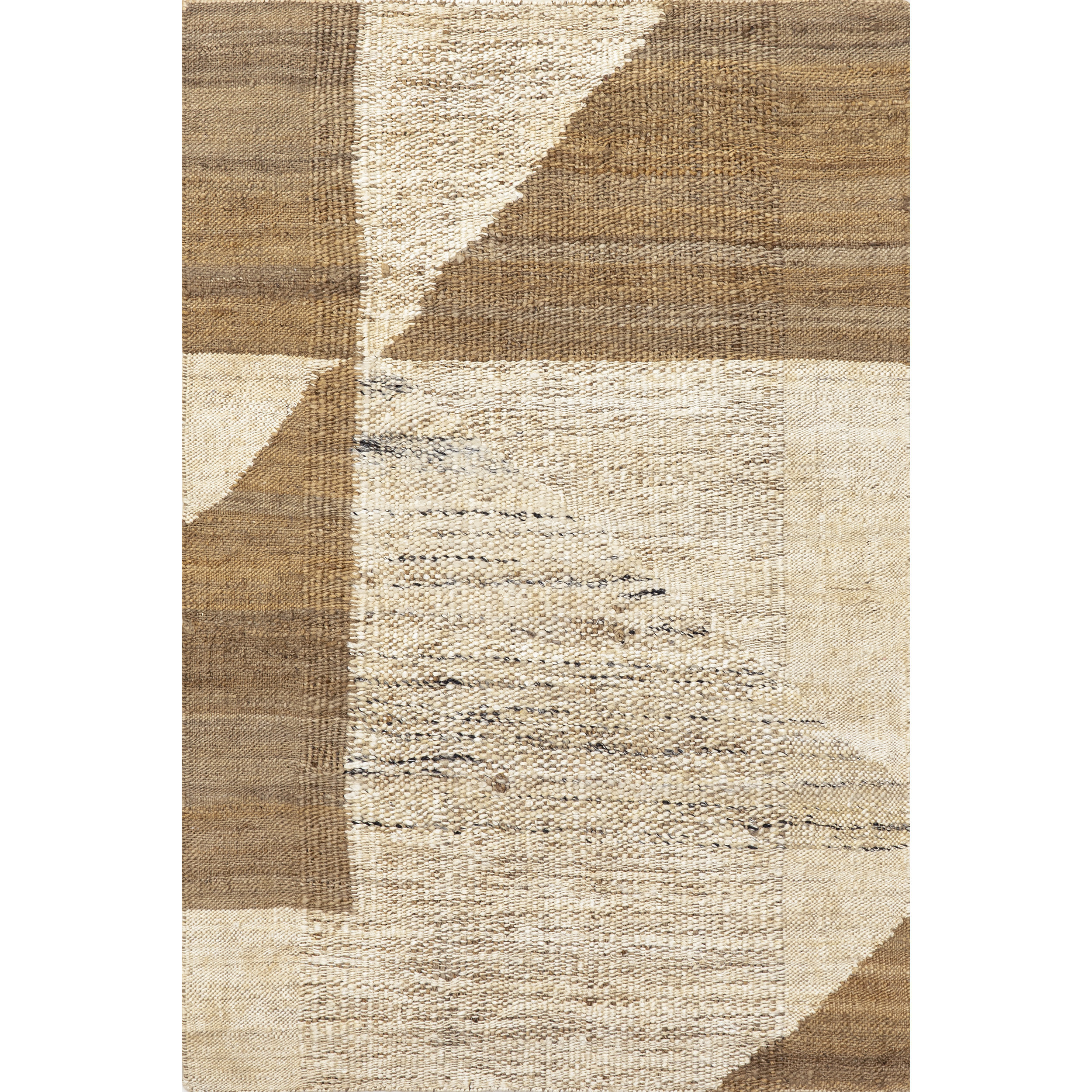 AllModern Quenton Geometric Wool Jute Area Rug for Dining Room Living ...