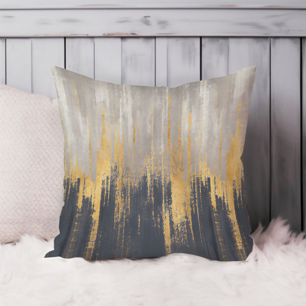 Latitude Run® Abstract Shades of Eternity Paint Brush Strokes Modern ...