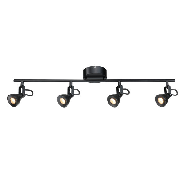 Flsnt 4-light Led Track Lighting Ceiling Fixture, Adjustable Track ...