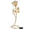 Matashi Crystal 24K Gold Plated Rose With Clear-Cut Crystal & Reviews ...