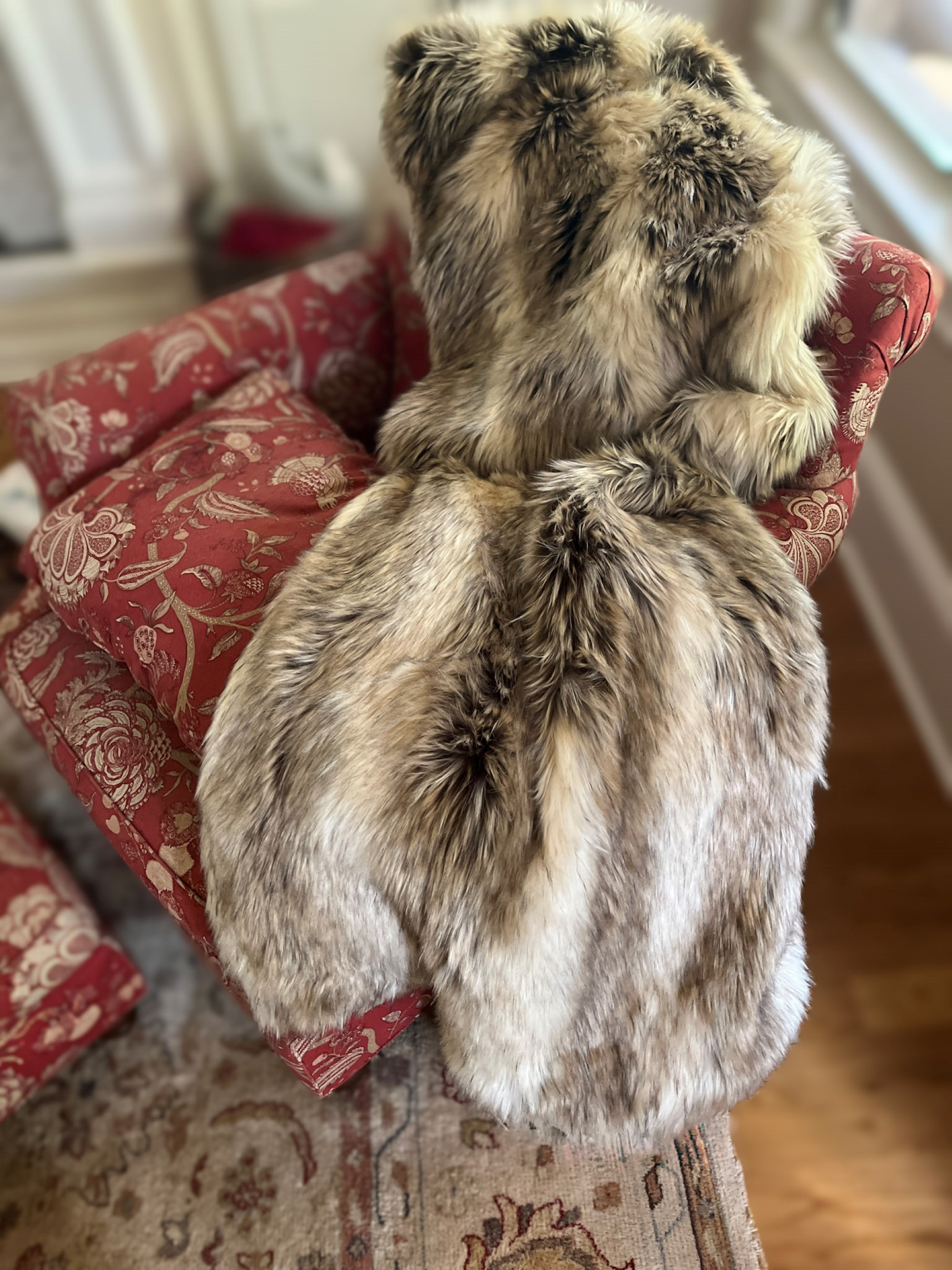 Thomas Collection® Italian Wolf Luxury Faux Fur Throw Blanket Assorted ...
