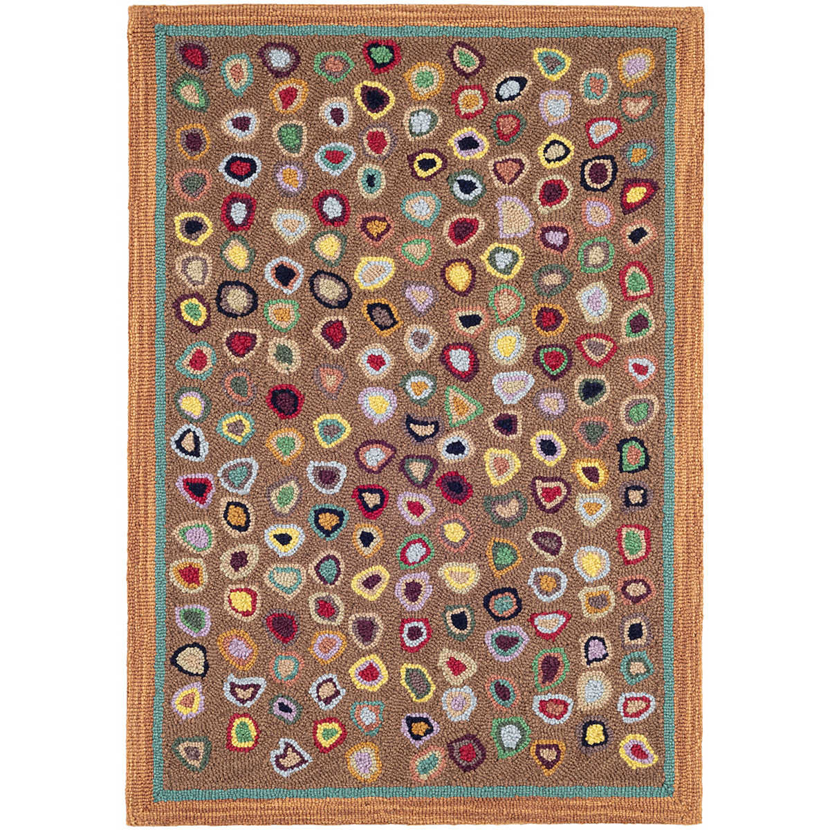 Dash and Albert Rugs Cat'S Paw Brown Hand Micro Hooked Wool Rug ...