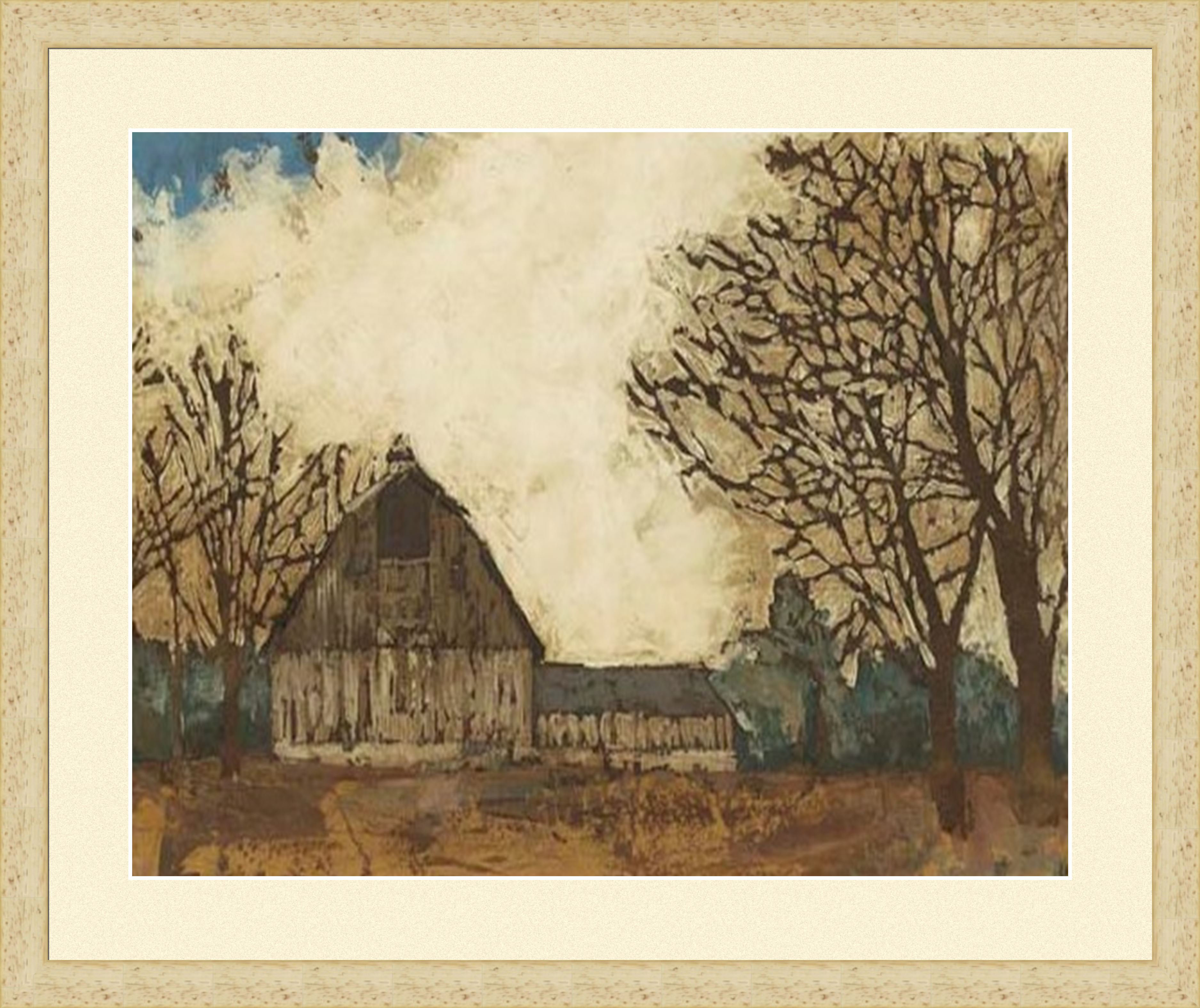 August Grove 'Erstwhile Barn I' Framed Acrylic Painting Print - Wayfair ...