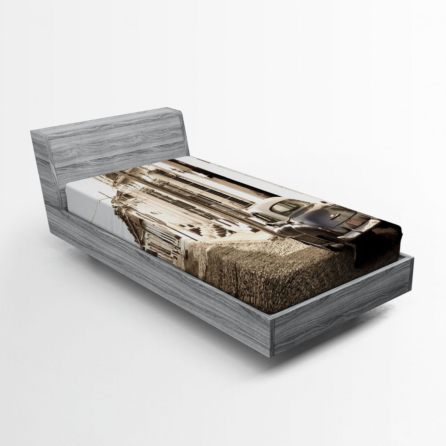 Ambesonne Car Fitted Sheet | Wayfair