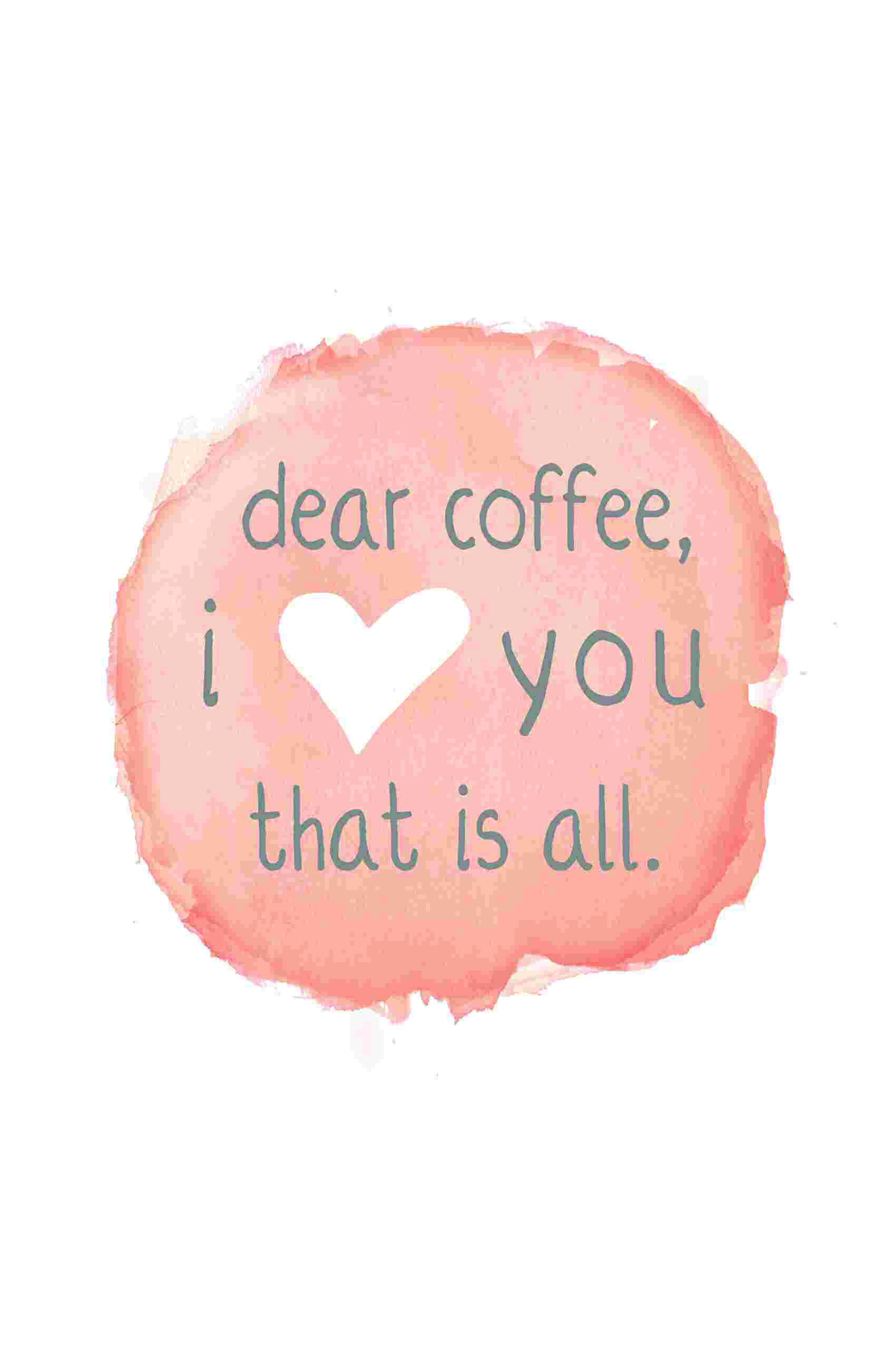 Trinx Dear Coffee - Wrapped Canvas Textual Art | Wayfair