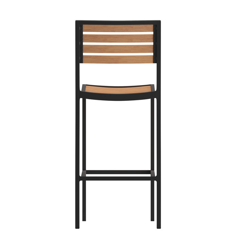 Hokku Designs Aubreonna Commercial Grade Outdoor All-Weather Bar Stool ...