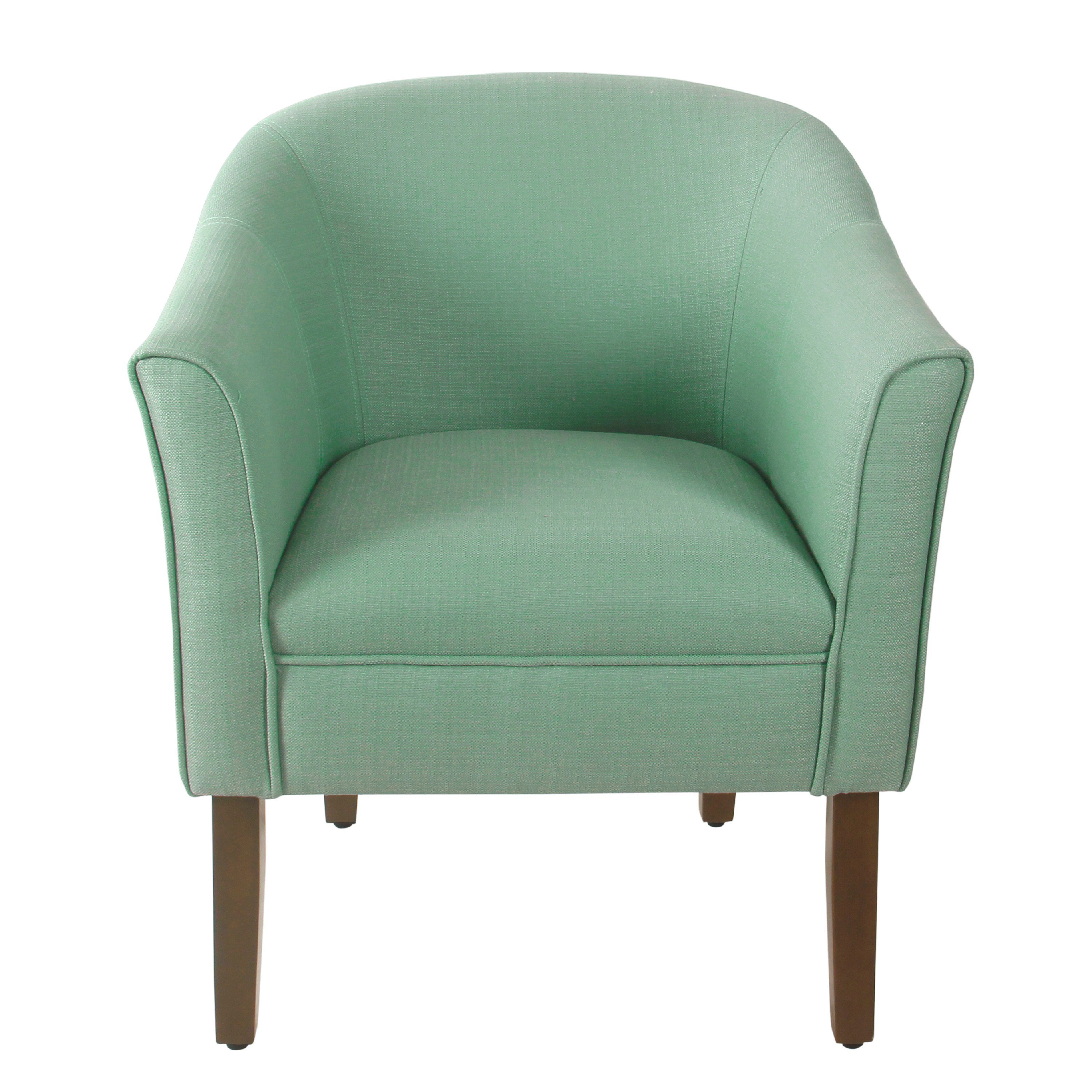 Benjara Elom Accent Armchair, Polyester With Welt Trim Details | Wayfair