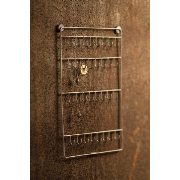 Gracie Oaks Simple Wire Hook Wall Mounted Jewelry Holder & Reviews ...