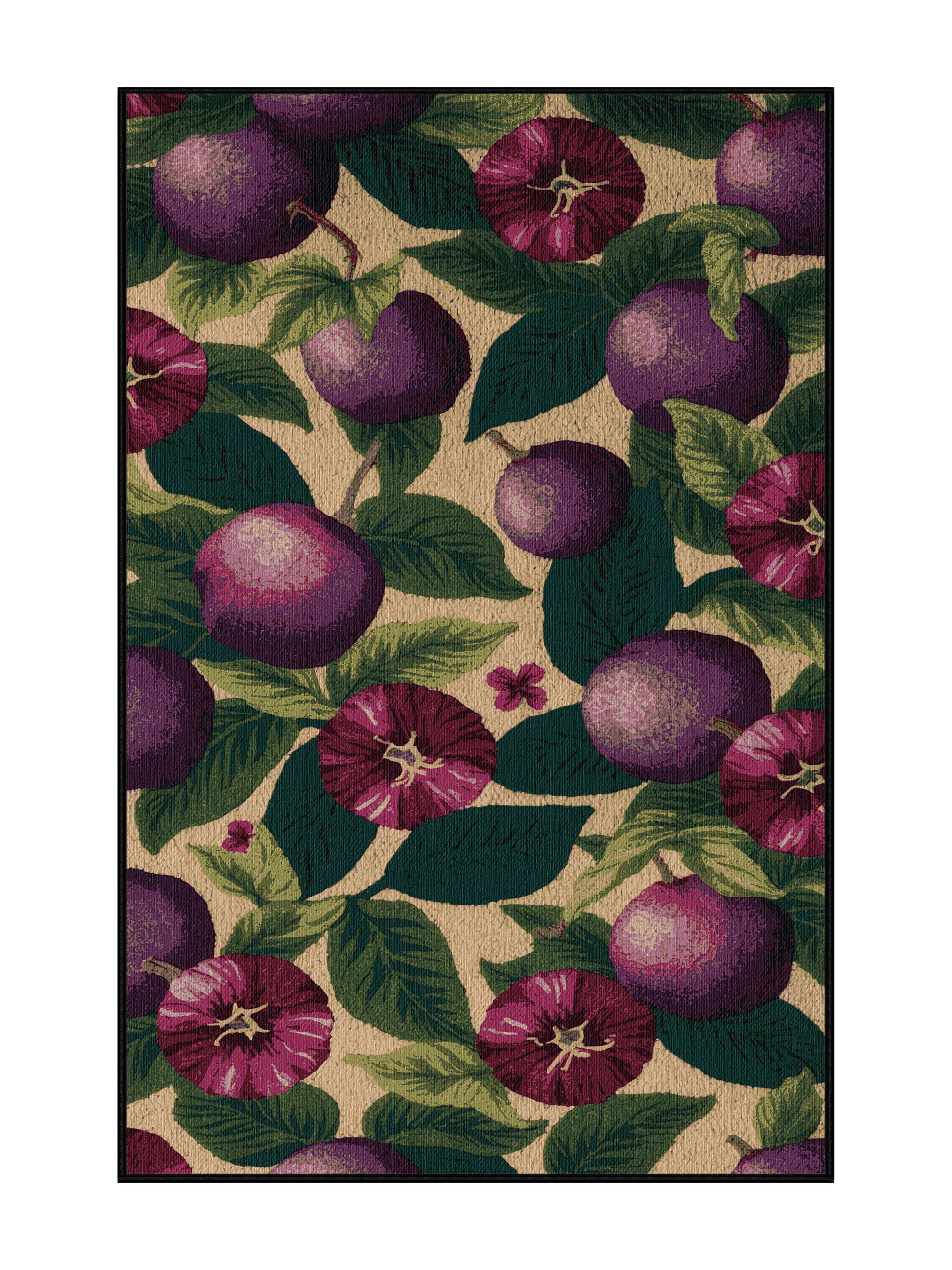 Dakota Fields Washable Passion Fruit Hawaiian Area Rug - Wayfair Canada