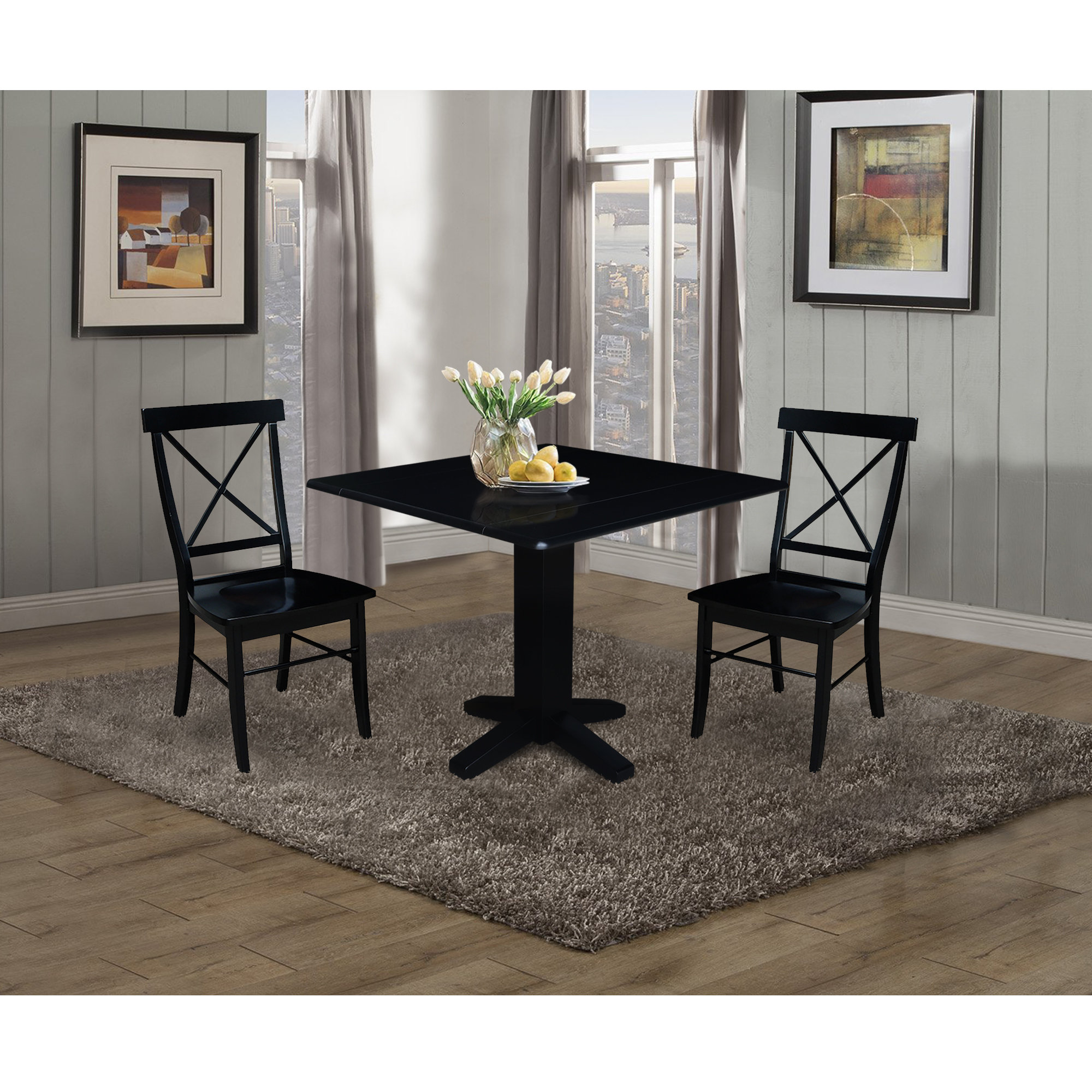 August Grove® Dooly 36'' L x 22'' W Dining Set | Wayfair