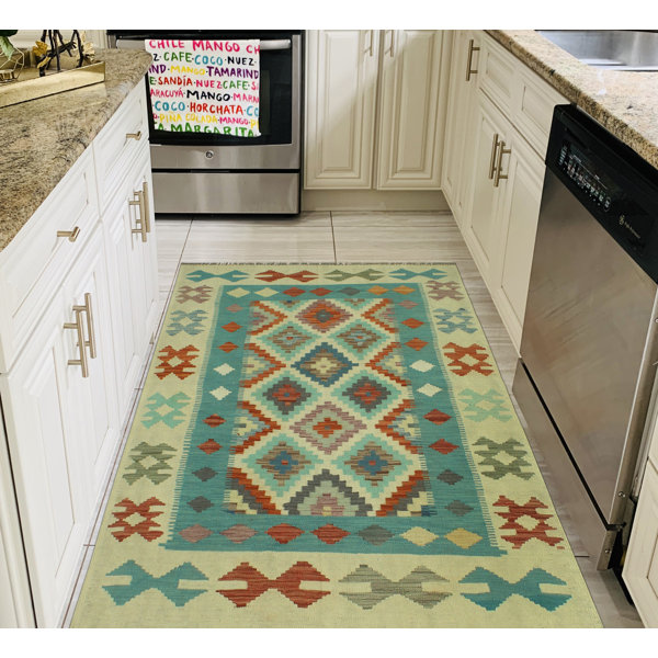 Isabelline Celese One-of-a-Kind 4'9" X 6'5" 2022 Wool Area Rug Ivory ...