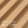Art3d 4 PCS 103.94''x5.7'' Slat Solid Wood Wall Paneling for Interior ...