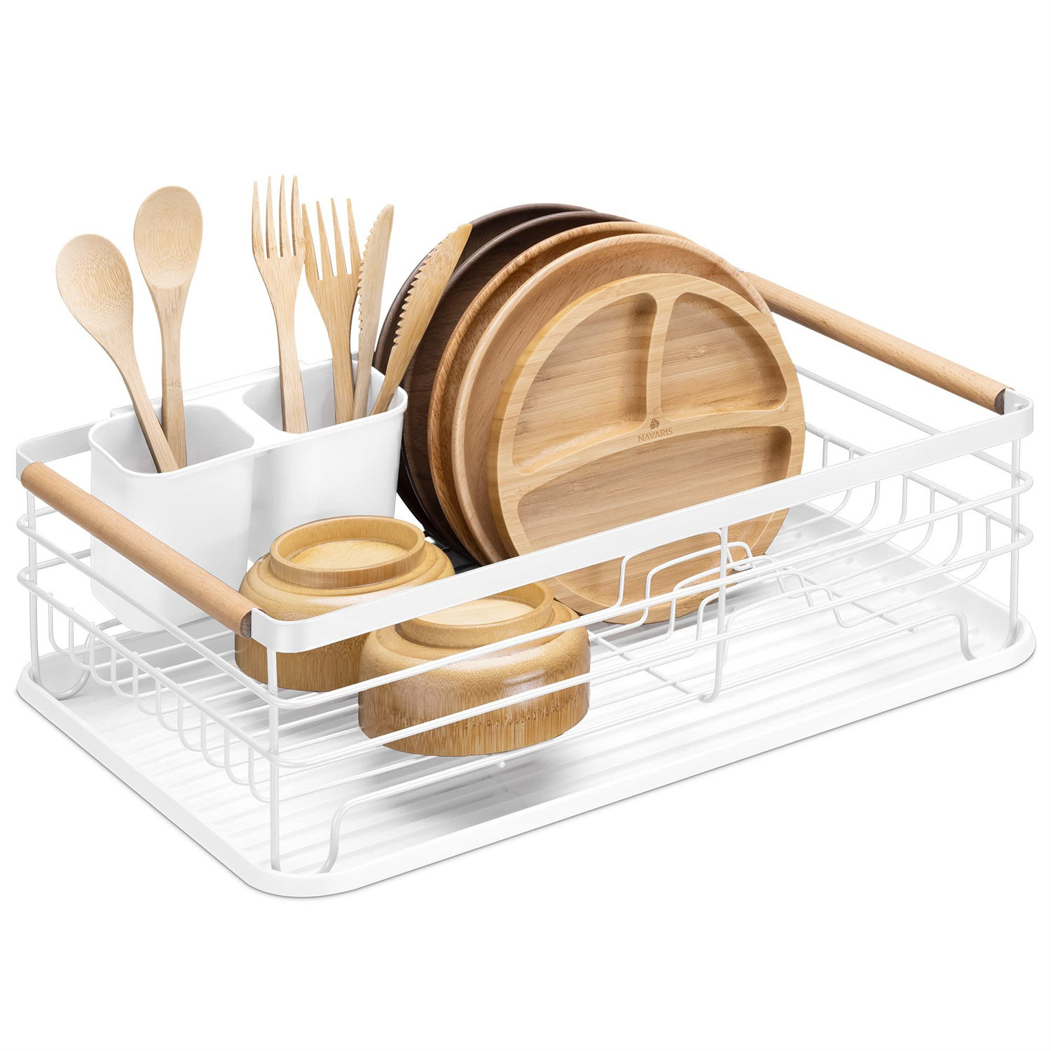 WOOD YOU OF GAINESVILLE, INC. Dish Drainer Rack - Plate, Silverware ...