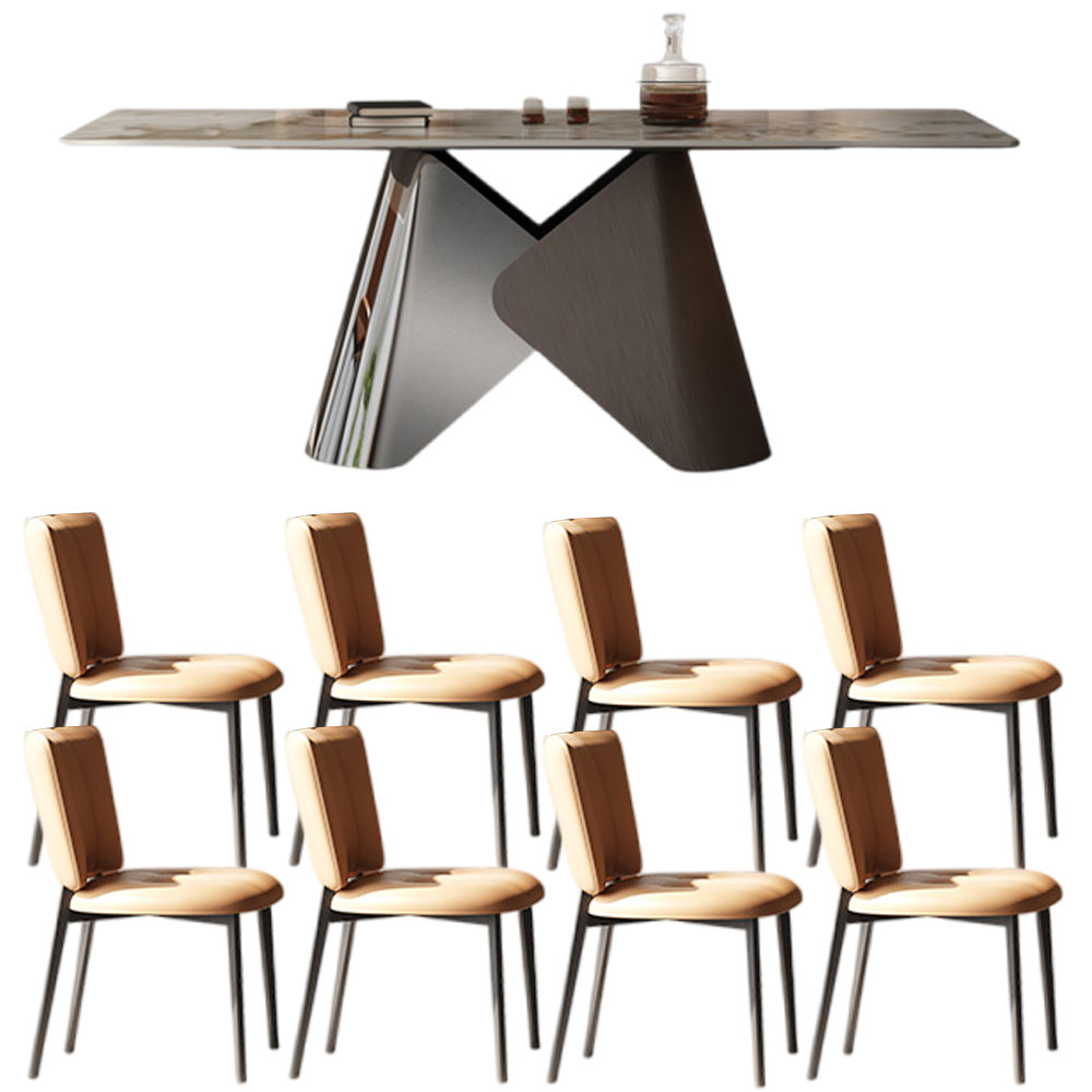 Elamer Light luxury modern simple dining table sets | Wayfair