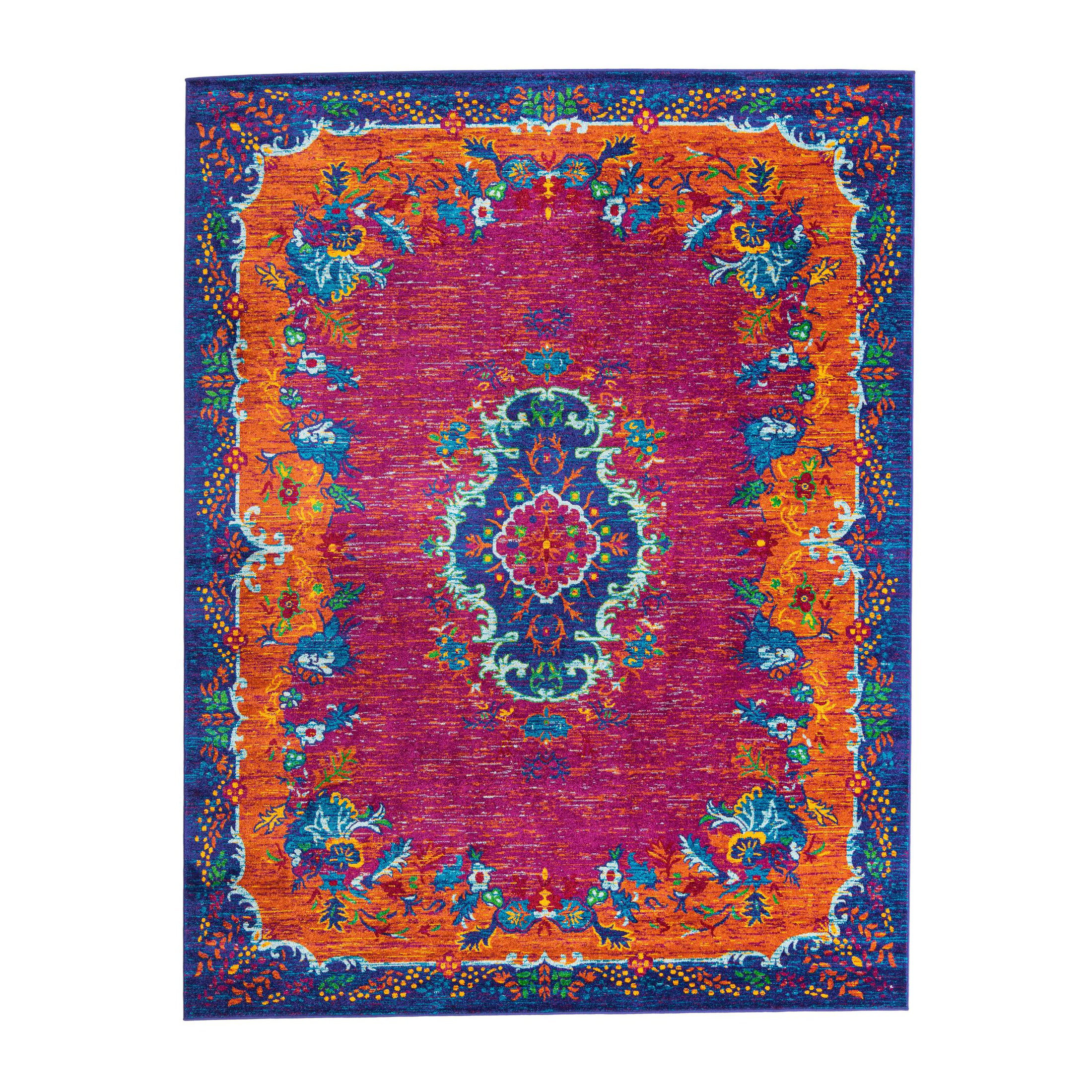 Bungalow Rose Floral Rug & Reviews | Wayfair